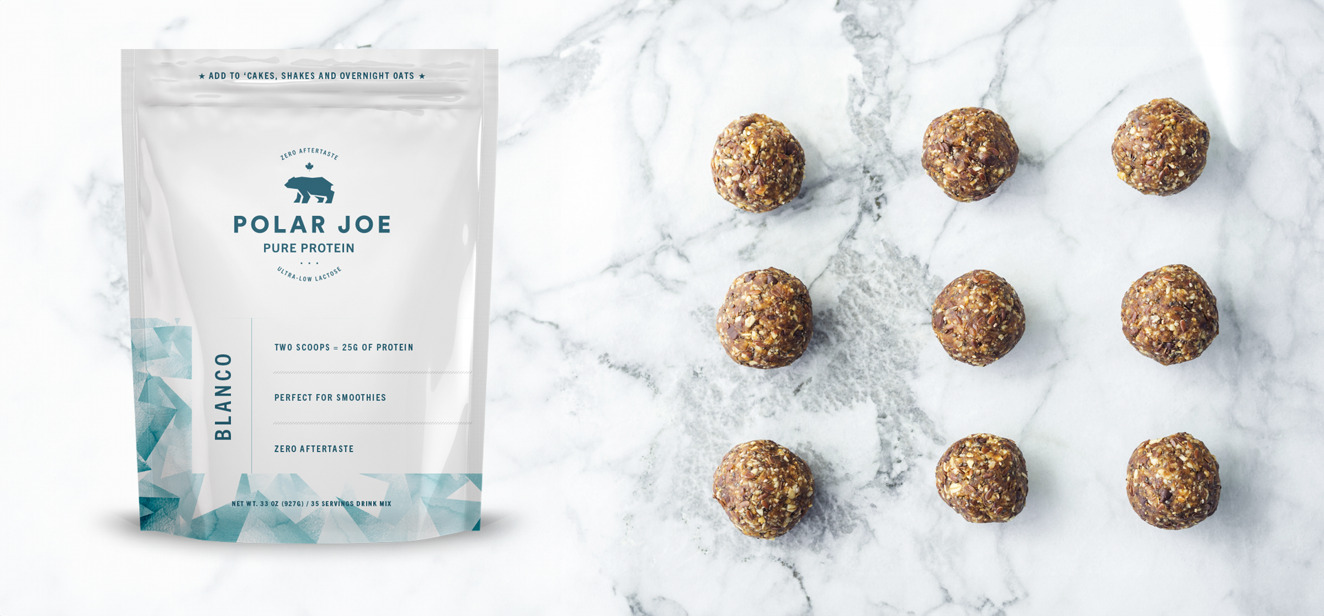 Blanco Protein-Powered No-Bake Energy Balls – Polar Joe Co.